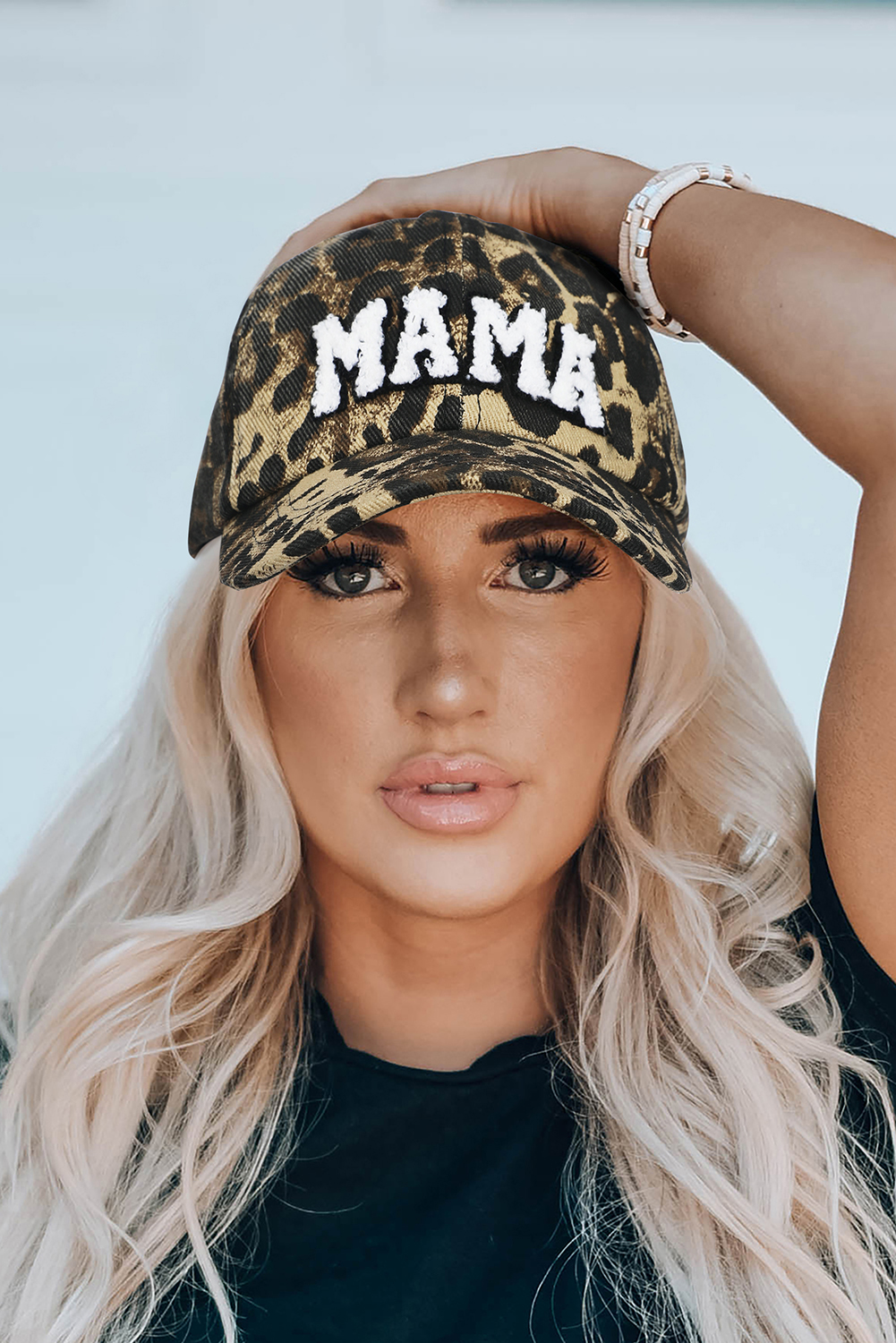US$ 4.12 Drop-shipping Leopard MAMA Embroidered Leopard Baseball Cap ...
